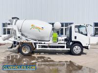China ISUZU Light Duty Concrete Mixer Truck 4CBM Capacity With Standard Cab for sale
