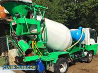 China ISUZU ELF 1.5CBM Self Loading Mobile Concrete Cement Mixer Construction Truck for sale