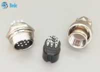 China 10 Pin Male / Female Gx16 Aviation Connector Set Zinc Alloy Material Welding for sale