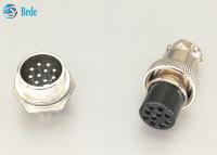 China 10 Pin Male / Female Gx16 Aviation Connector Set Zinc Alloy Material Welding for sale