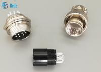 China 10 Pin Male / Female Gx16 Aviation Connector Set Zinc Alloy Material Welding for sale