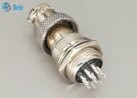 China 10 Pin Male / Female Gx16 Aviation Connector Set Zinc Alloy Material Welding for sale