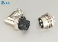China Aircraft Gx16 4 Pin Connector Set Plug And Socket Kits Elbow Panel Mount Connector for sale