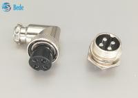China Aircraft Gx16 4 Pin Connector Set Plug And Socket Kits Elbow Panel Mount Connector for sale