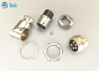 China Aviation Gx16 5 Pin Right Angle Connector Male And Female Sets With All Accessories for sale
