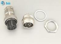 China 7 Pin Gx16 Aviation Connector M16 Connectors Plug And Socket Sets For Rail Transit for sale