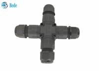 China X Type  4-Channel Ip68 Waterproof Connector 3 - Poles Ideal For 3 Pin Wires for sale
