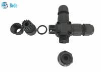 China X Type  4-Channel Ip68 Waterproof Connector 3 - Poles Ideal For 3 Pin Wires for sale