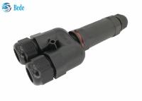 China Y Type 3 Channel 2 3 4 5 Pin Waterproof Electrical Connectors Ip68 250v 16~24a for sale