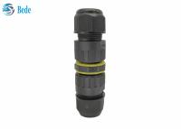 China 2 3 Pins 2 Channel 250V 24A Waterproof Cable Connectors M25 Quick Wiring Screwless for sale