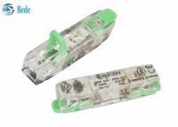 China 1 Way Quick Terminal Block Universal Wire And Cable Push In Connector Block 450V 32A for sale