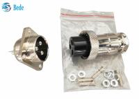 China Panel Mount Circular 9 Pins - 2 Pin Aviation Connector GX20 With Square Flange M19 Male Female Set for sale