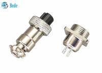 China 5 6 7 Pin M12 Circular Connector With Square Flange Male And Female Sets for sale