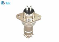 China Rhombus Flange M12 3A 200V Rugged-Grade Circular Connectors 5 6 7 Pins for sale