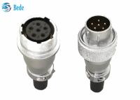 China Round 4 Pin Circular Connector Female Male Docking Connectors 4 5 6 Pins 5A 500V for sale