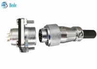 China 9 10 12 14 Pin 400V 5A WS20 Circular Connectors With Square Flange And Dust Cover for sale