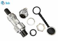 China IP67 Waterproof GX12 Panel Mounting Connector Plug Set Female And Male  2~7pin 3A 200V for sale