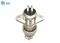 China Panel Mounting GX16 Aviation Connector Sets With Rhombus Flange 2~10 Pins for sale