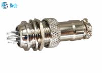 China Zinc Alloy GX16 Aviation Plug 2 Pin 3 4 5 Pins Rear Mounting Style for sale