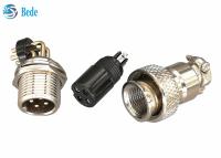China PCB Welding Gx16 Aviation Connector With 90 Angle Pins Male And Female Connector 2 3 4 5 pins for sale