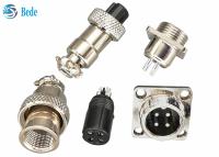 China 16 Millimeter M16 Circular Connectors With Square Flange 2~10 Pin 200V for sale