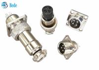 China 16 Millimeter M16 Circular Connectors With Square Flange 2~10 Pin 200V for sale