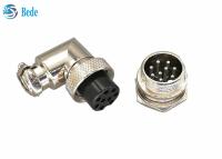 China Aviation 200V 4A M16 Cable Connector Right Angle Female And Panle Mounting Male  6~10 Pins for sale