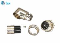 China Aviation 200V 4A M16 Cable Connector Right Angle Female And Panle Mounting Male  6~10 Pins for sale