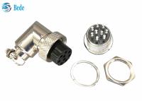 China Aviation 200V 4A M16 Cable Connector Right Angle Female And Panle Mounting Male  6~10 Pins for sale
