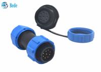 China M13 PA66 Waterproof Cable Connectors Panel Mounting Connector 2 3 4 5 6 7 9 Pin for sale