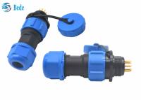 China M13 PA66 Waterproof Cable Connectors Panel Mounting Connector 2 3 4 5 6 7 9 Pin for sale