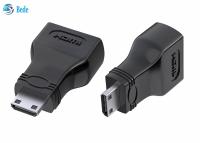 China Gold Plated Mini HDMI To Standard HDMI Coupler 4K Compatible For Camera Camcorder for sale