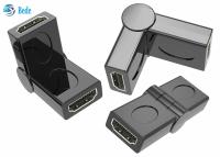 China Male To Female Swivel HDMI Coupler 90 180 270 360 Degree Angle Adjustable 3D 4K for sale