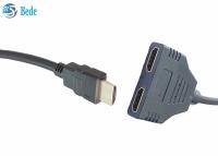 China 1 In 2 Out Full HD 1080P 3D4K HDMI Splitter For Dual Monitors Duplicate / Mirror for sale