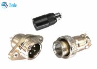 China Rhombus Flange Gx12 5 Pin Connector 3A 200V  Circular Connectors for sale