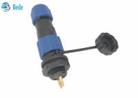 China Ip68 Waterproof Power Cable Connector , 2 Pin M13 Panel Mounting Connector for sale