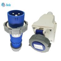 China Industrial Plug Socket 16 Amp 220V-250V 3Pins Wall Mounting Type For Industrial Equipment for sale