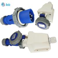 China Industrial Plug Socket 16 Amp 220V-250V 3Pins Wall Mounting Type For Industrial Equipment for sale