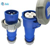 China Reliable Single Phase Industrial Socket - Voltage 220V-250V 16A 3Pins Docking Type for sale