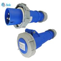 China Reliable Single Phase Industrial Socket - Voltage 220V-250V 16A 3Pins Docking Type for sale