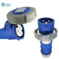 China Single Phase 3pin Industrial Plug Socket - with Standard ICE60309 220~250V 32Amp for sale