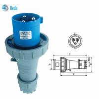 China OEM/ODM Industrial Plug And Socket Coupler Reliable And Efficient 63A / 125A 3 Pins for sale