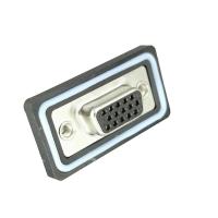 China D-SUB 15PIN Female Connector 500V Voltage Rating Electronic Waterproof Connector for sale