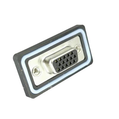 China D-SUB 15PIN Female Connector 500V Voltage Rating Electronic Waterproof Connector for sale