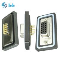 China D-SUB 15PIN Female Connector 500V Voltage Rating Electronic Waterproof Connector for sale