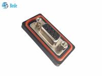China PA66 Silicone D Sub9 Female Connector High Current Voltage 500V Mounting Type Soldered for sale