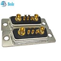 China High Current Planning D-Sub Connector DB 7W2 Female Connector with Solder Cup Termination Style and 500 Mating Cycles for sale