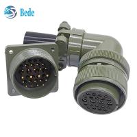 China MIL-DTL-5015 Series Industrial Circular Connector MS3108A Elbow Threaded Connector for sale