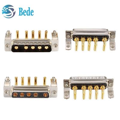 China 5W5 Male And Female High Current D-Sub Right Angle Connectors for PCB for sale
