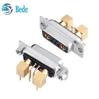 China 7W2 Coaxial D-Sub Right Angle/Straight Pins High Current Connector Combo DB for sale